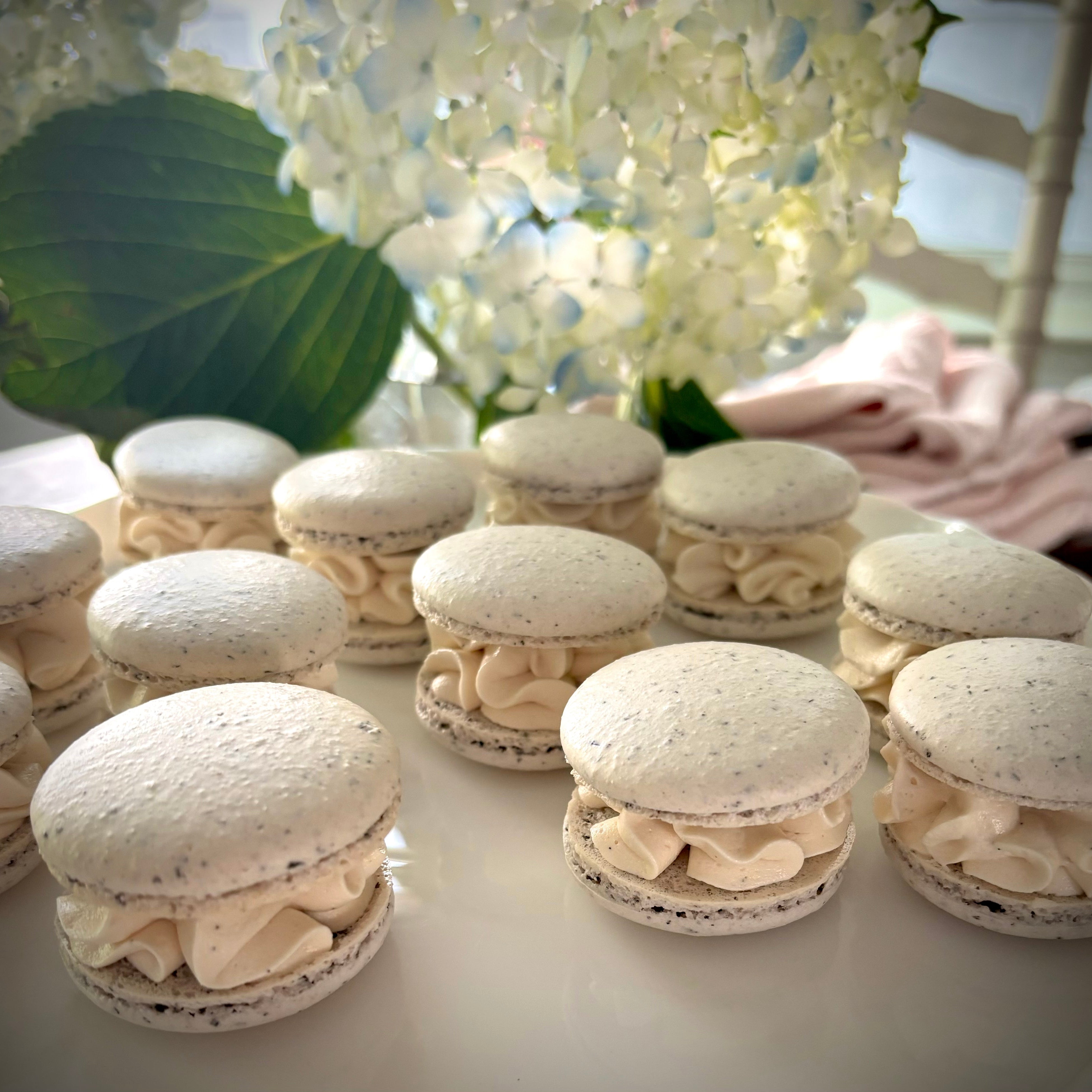 Earl Grey Macarons – Pleasant City Pastries